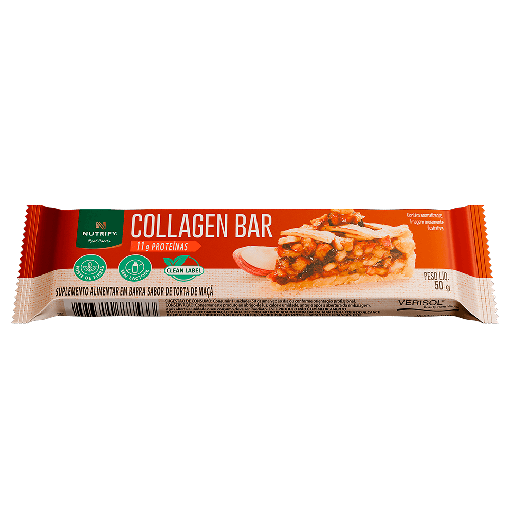 Collagen bar com VerisolⓇ | Barra de colágeno Nutrify - Nutrify